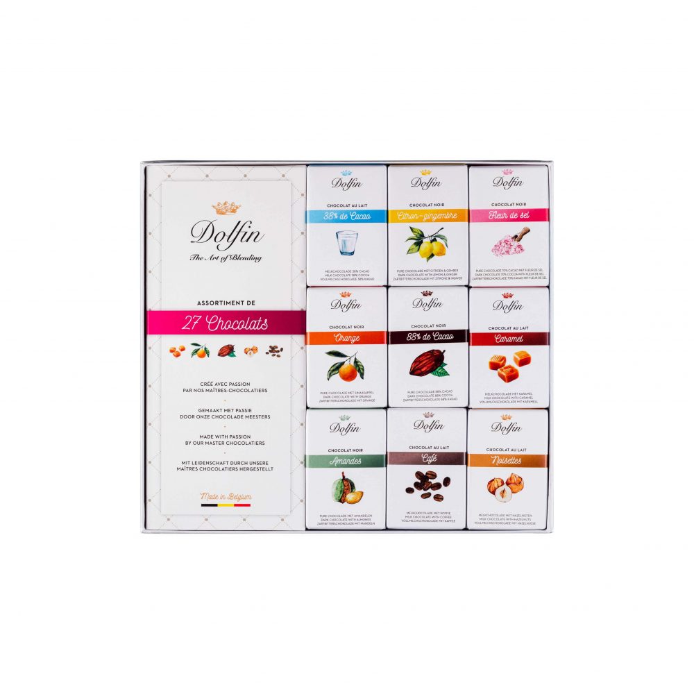 Dolfin 27-Piece Assorted Chocolate Selection | World Wide Chocolate