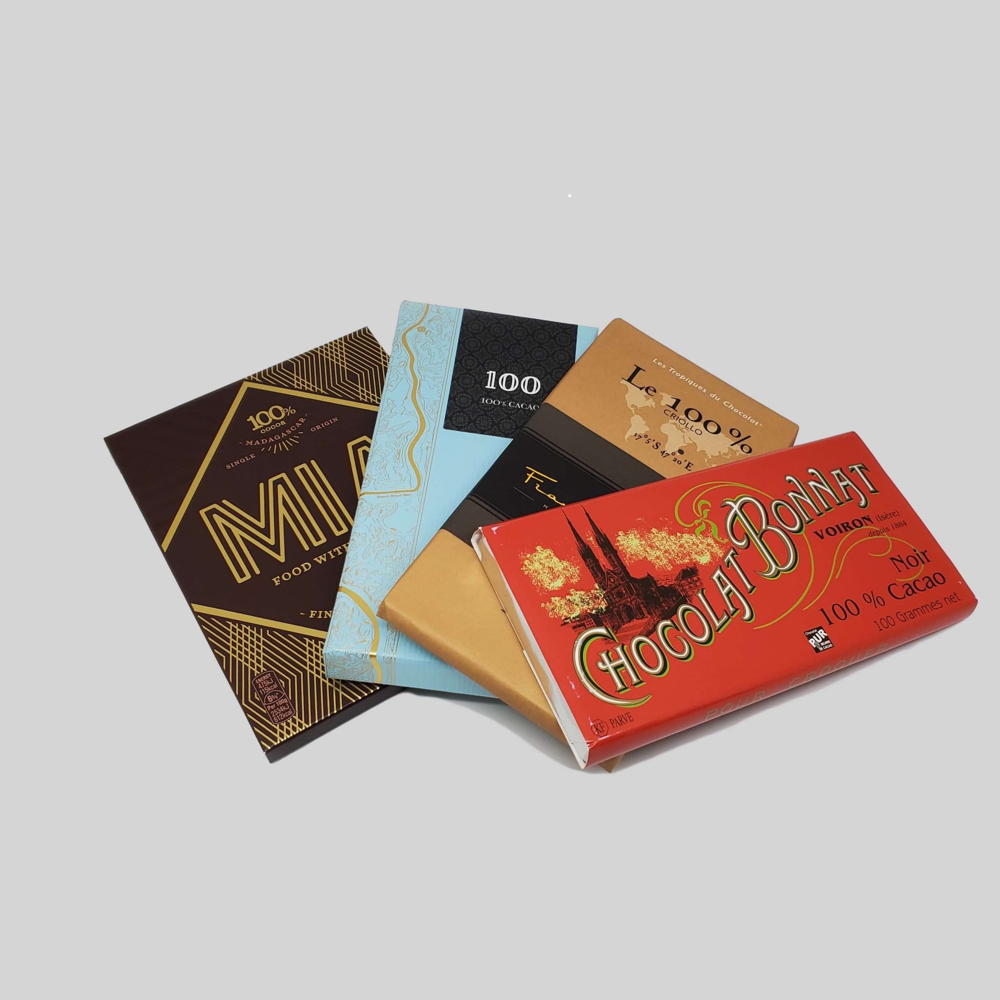 Build-Your-Own 100% Cacao Chocolate Bar Flight | World Wide Chocolate
