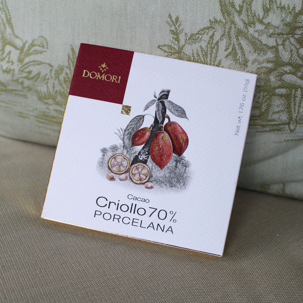 Domori Criollo Porcelana 70% Dark Chocolate Bar - World Wide Chocolate