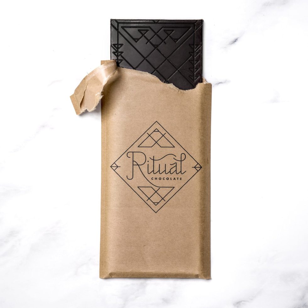 Ritual Chocolate The Nib Bar 70% Dark Chocolate Bar with Cocoa Nibs ...