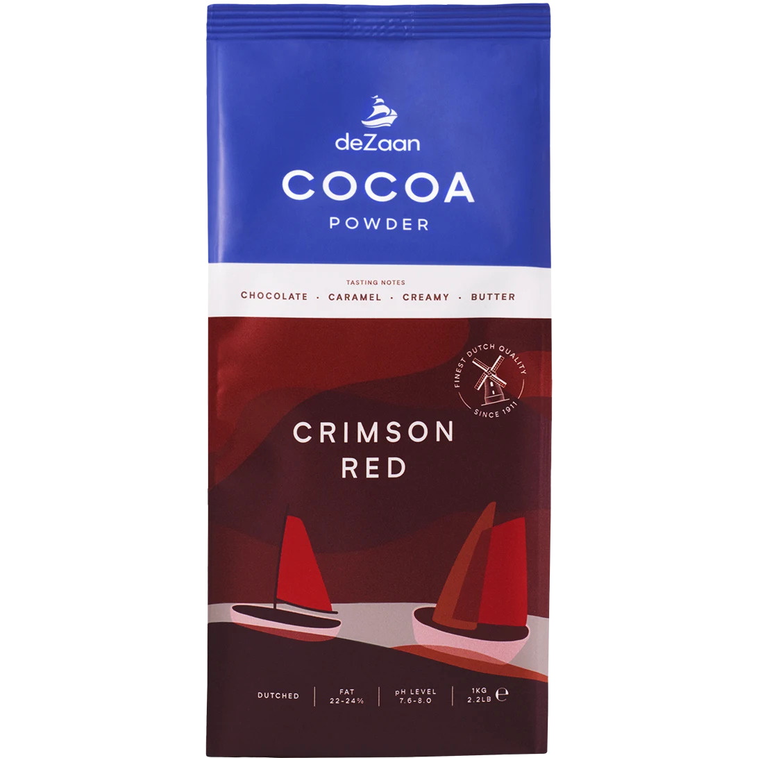 deZaan Holland Crimson Red 22/24% Dutched Cocoa Powder | World Wide ...